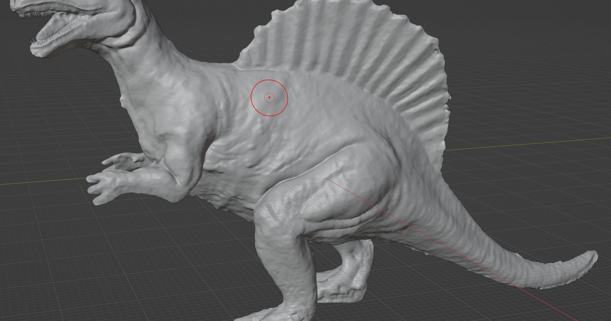 Spinosaurus dinosaur by EDGeProjects | Download free STL model ...