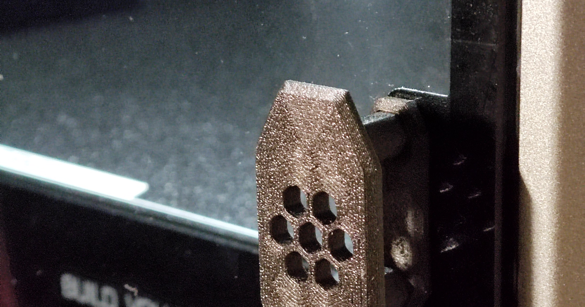 Creality K1/K1C door handle with hexgonal shapes by Eagle0110 ...