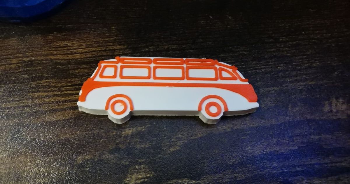 Vintage Setra Bus Refrigirator Magnet by Nasenbaer | Download free STL ...