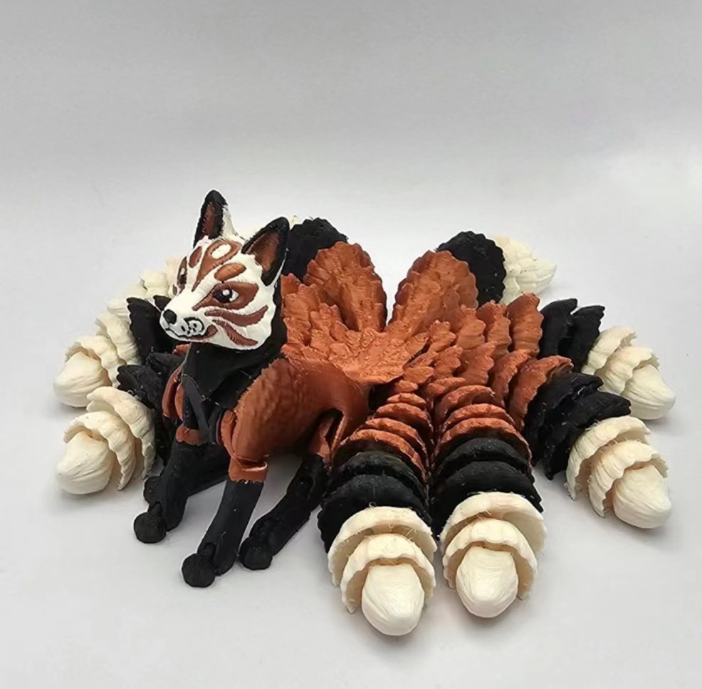 Nine-tailed fox by YINL | Download free STL model | Printables.com