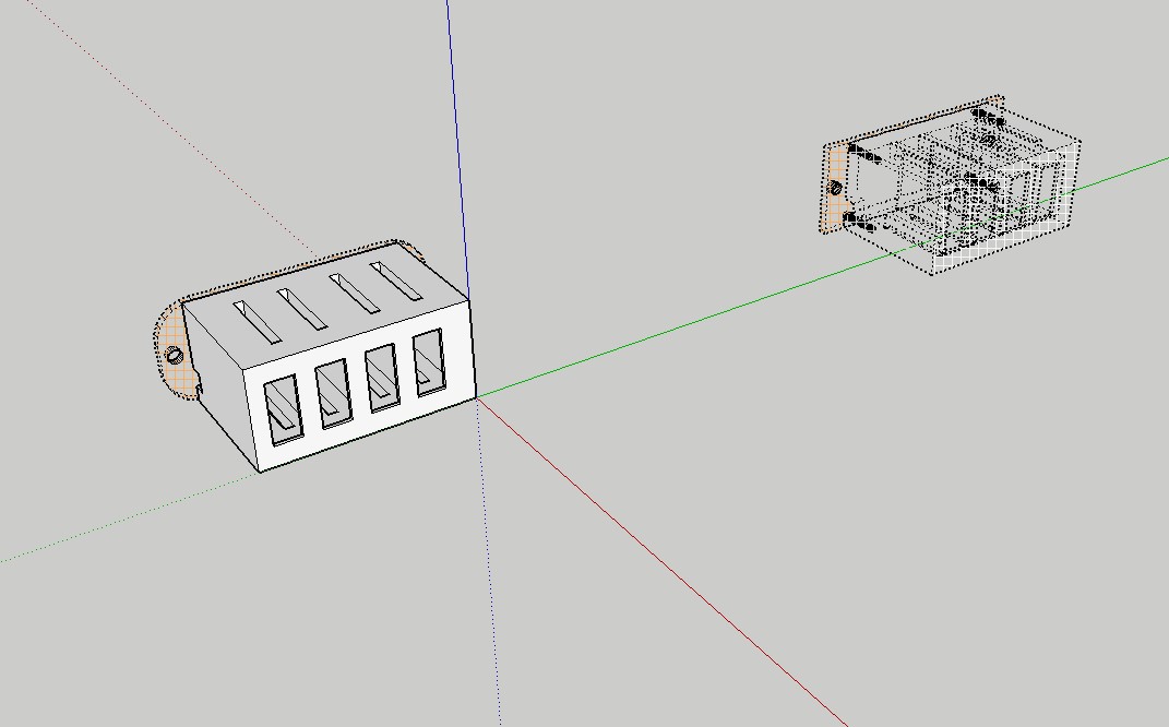 Small case for 4 USB ports by Sica | Download free STL model ...