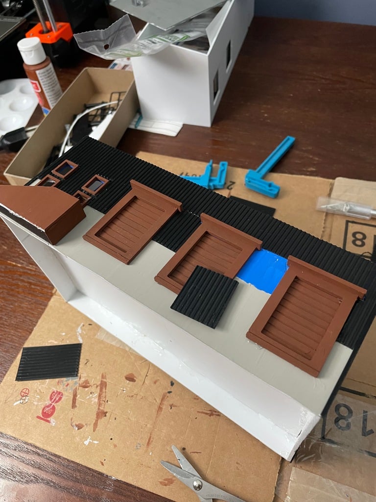 HO Scale Board and Batten by TheftMonkey | Download free STL model ...