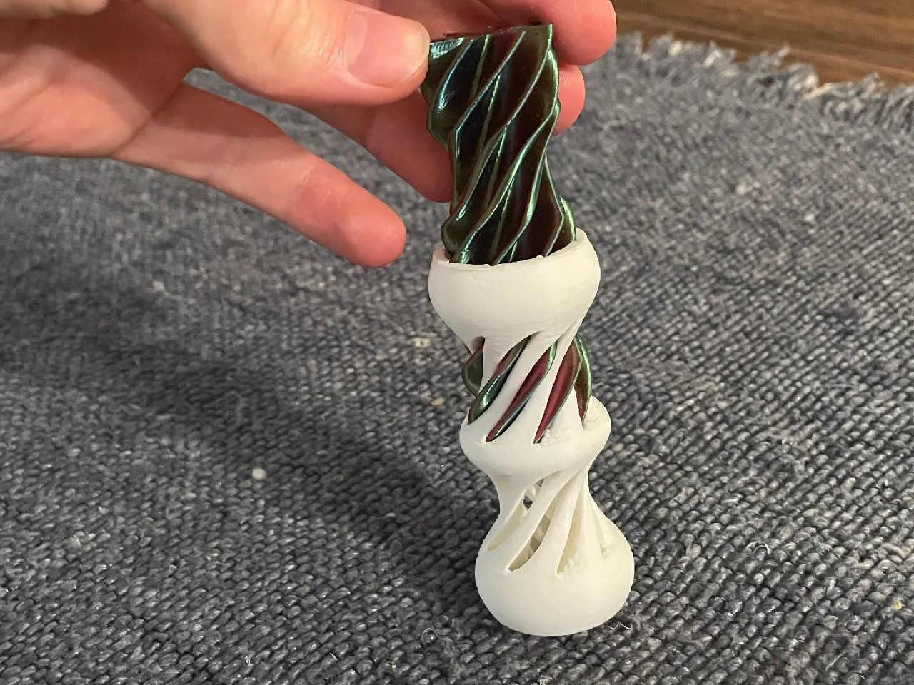 Vortex Spiral Fidget (V2) by RyGuy Design | Download free STL model ...