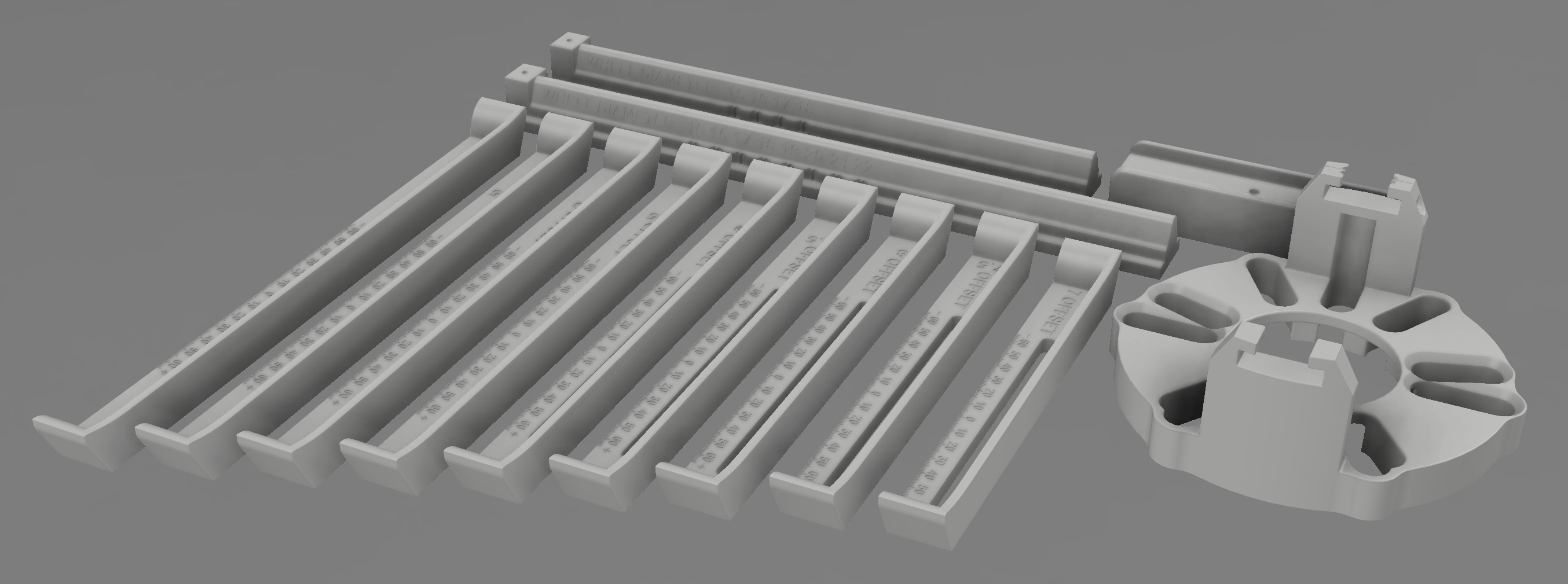 Wheel Offset Test Fitment Tool by STI_rallyracer | Download free STL ...