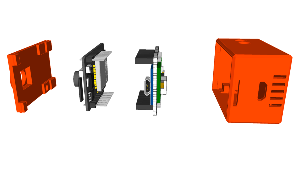 ESP32-CAM Case Type B - 4 types by Zalophus Dokdo | Download free STL ...