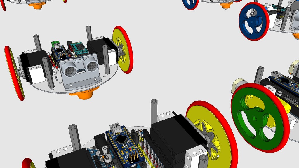 diskBot - DIY Robot Platform - Design Concepts by Zalophus Dokdo ...