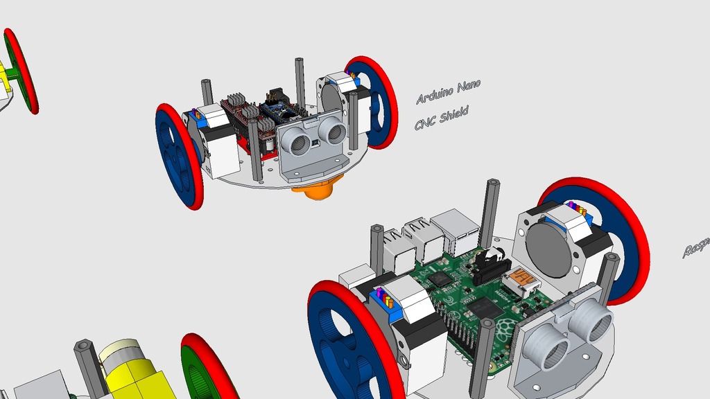 diskBot - DIY Robot Platform - Design Concepts by Zalophus Dokdo ...