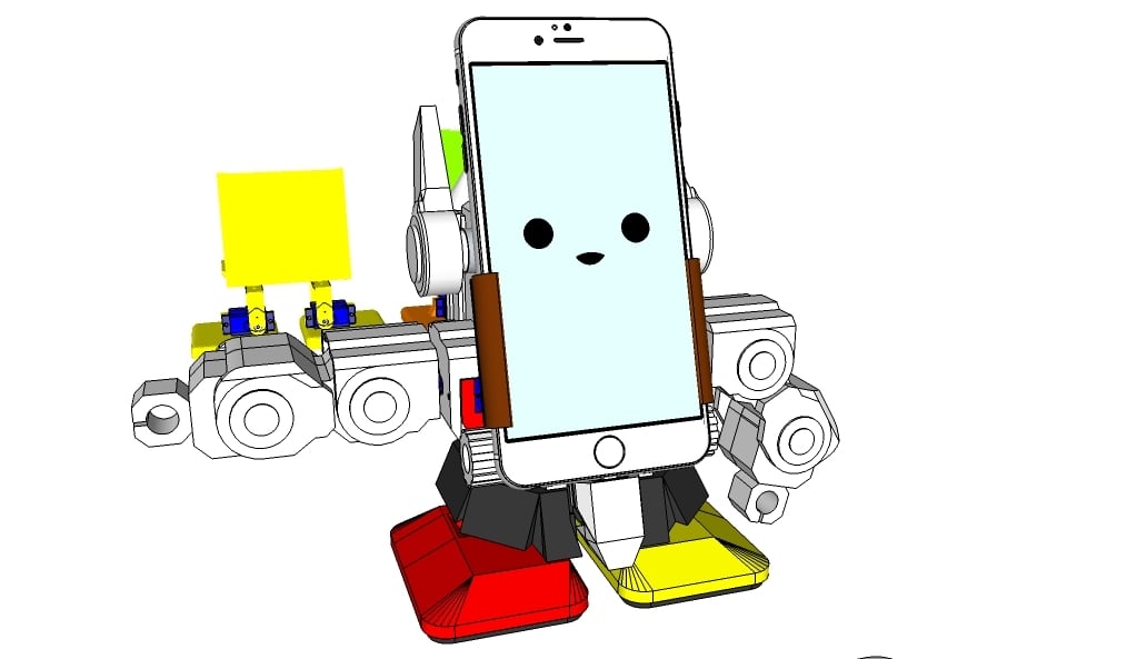 MobBob V2 Remix Upgrade - Smart Phone Controlled Robot by Zalophus Dokdo | Download free STL ...