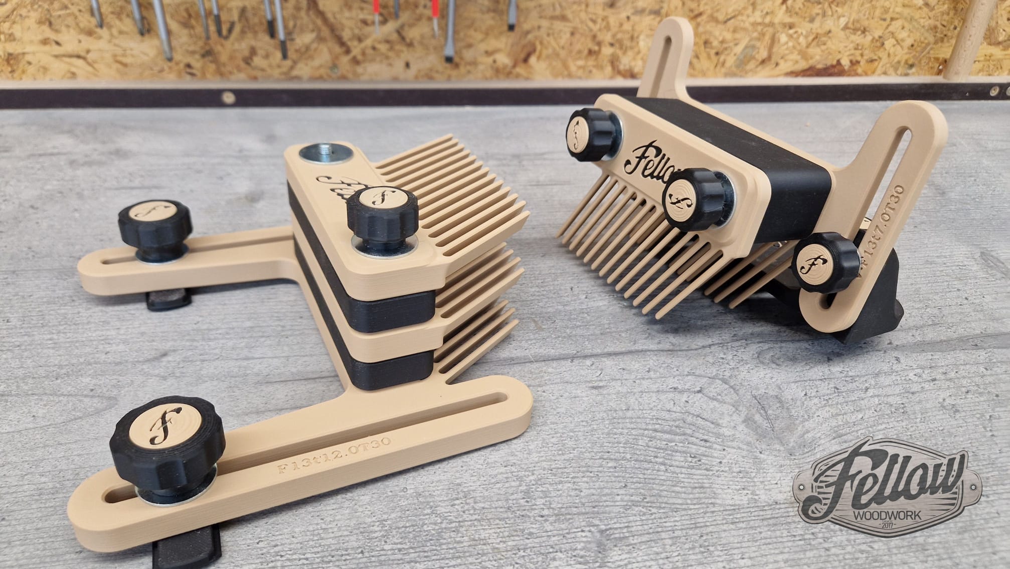 FeatherBoard with tilt for GTS 10 XC da FellowWoodwork | Scarica il ...