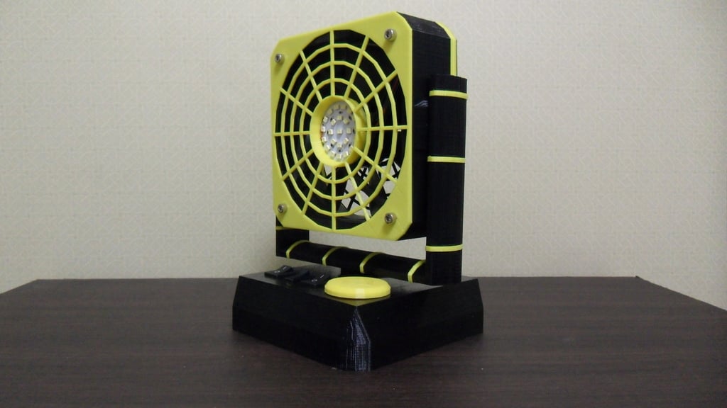Desktop Cooling FAN & LED Light - DeskFAN 3D Design by Zalophus Dokdo ...