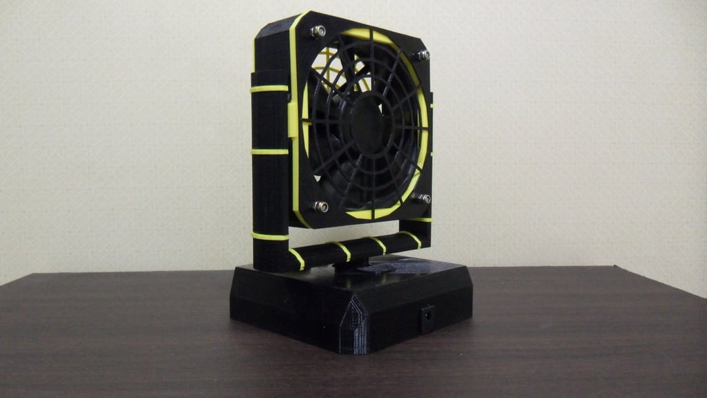 Desktop Cooling FAN & LED Light - DeskFAN 3D Design by Zalophus Dokdo ...