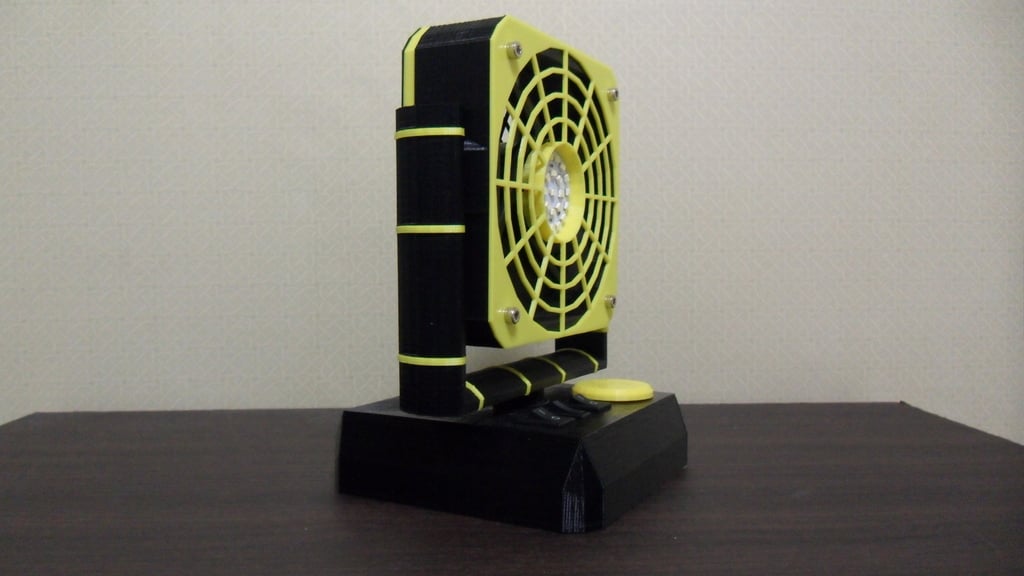 Desktop Cooling FAN & LED Light - DeskFAN 3D Design by Zalophus Dokdo ...