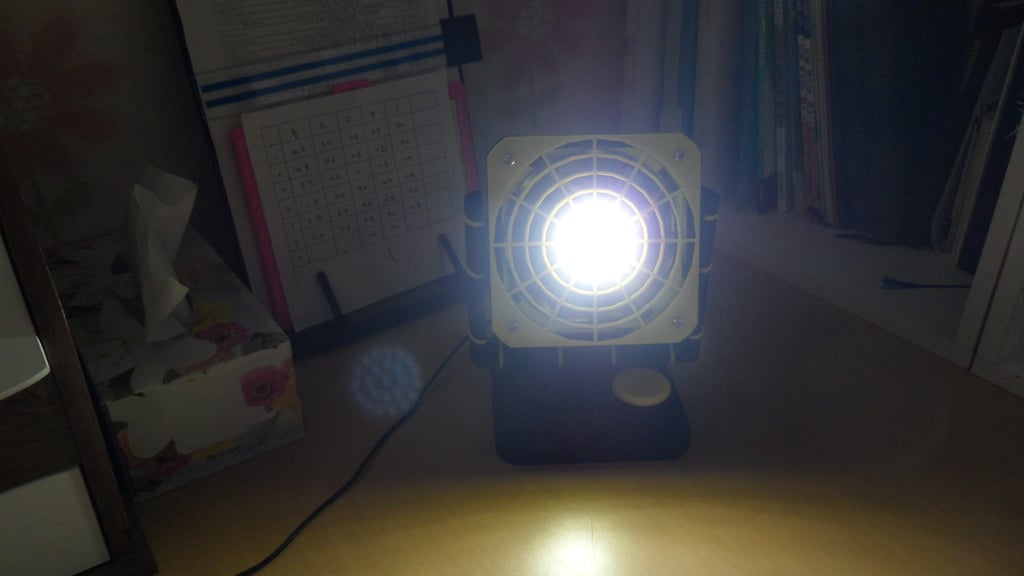 Desktop Cooling FAN & LED Light - DeskFAN 3D Design by Zalophus Dokdo ...