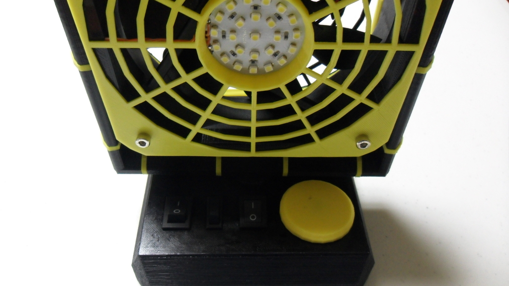 Desktop Cooling FAN & LED Light - DeskFAN 3D Design by Zalophus Dokdo ...