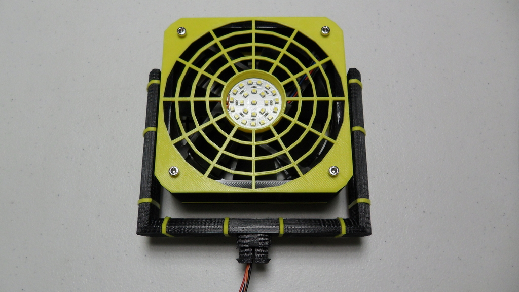 Desktop Cooling FAN & LED Light - DeskFAN 3D Design by Zalophus Dokdo ...