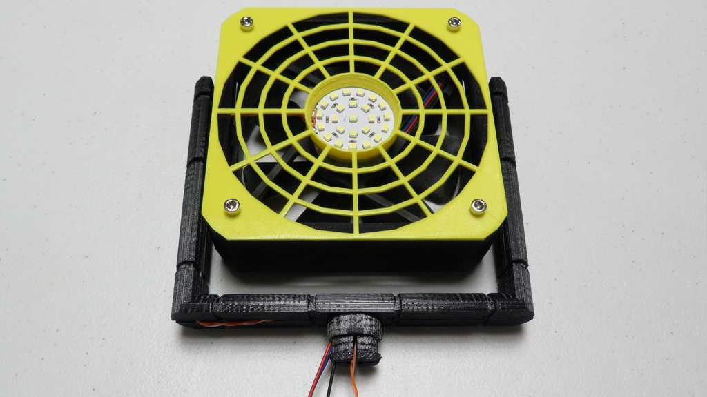 Desktop Cooling FAN & LED Light - DeskFAN 3D Design by Zalophus Dokdo ...