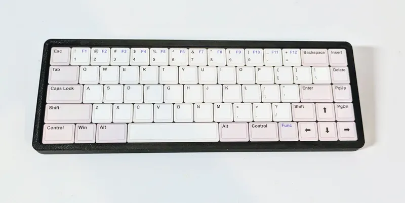 Bluetooth Membrane Keyboard (65% Style) by Steve DeGroof | Download ...