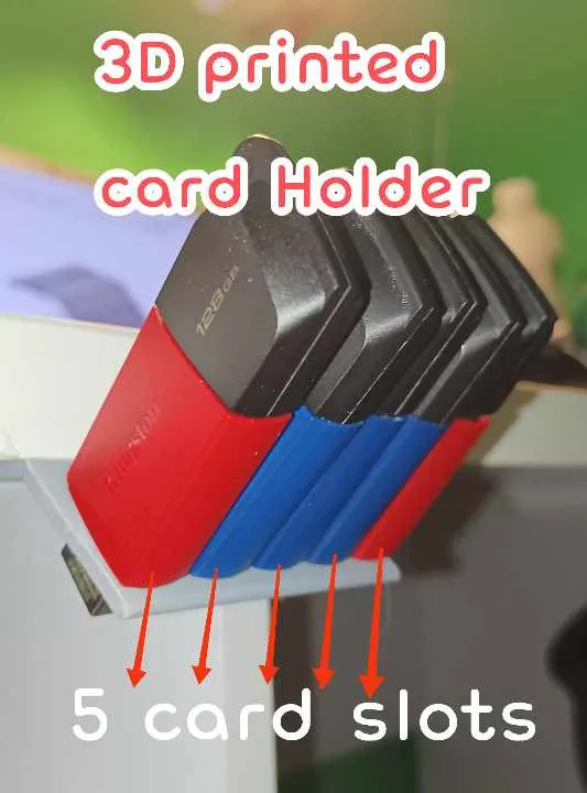 Card holder- 5 slots by rc design | Download free STL model ...