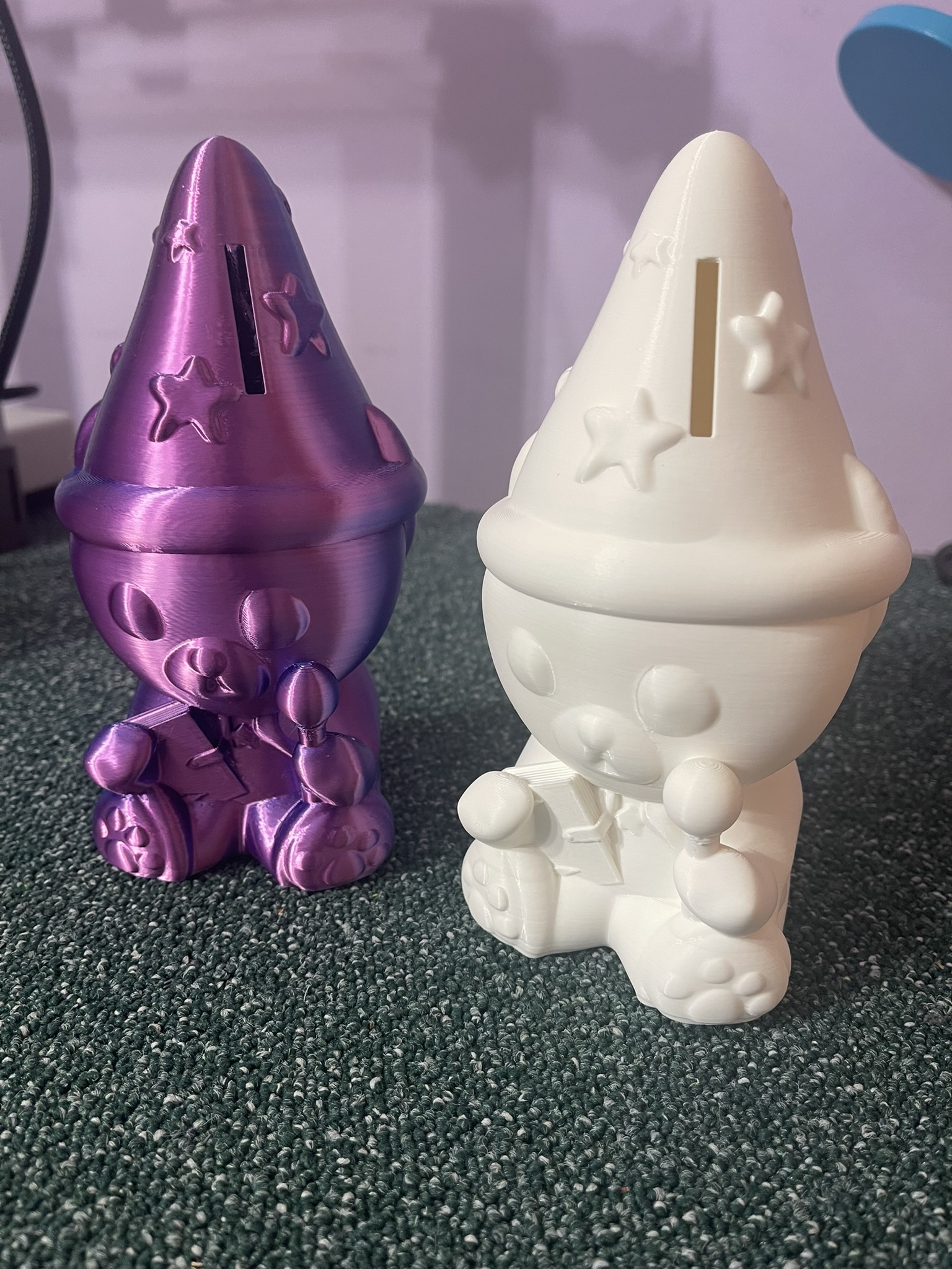 Wizard Bear Piggy Bank (3sizes) by ideat0m | Download free STL model ...