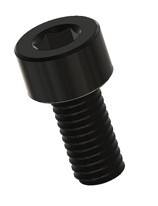 Parametric M5 Socket Head Screw by Chris Erno | Download free STL model ...