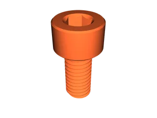 Parametric M5 Socket Head Screw by Chris Erno | Download free STL model ...