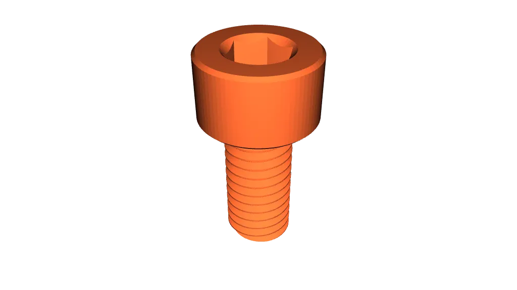 Parametric M5 Socket Head Screw by Chris Erno | Download free STL model ...