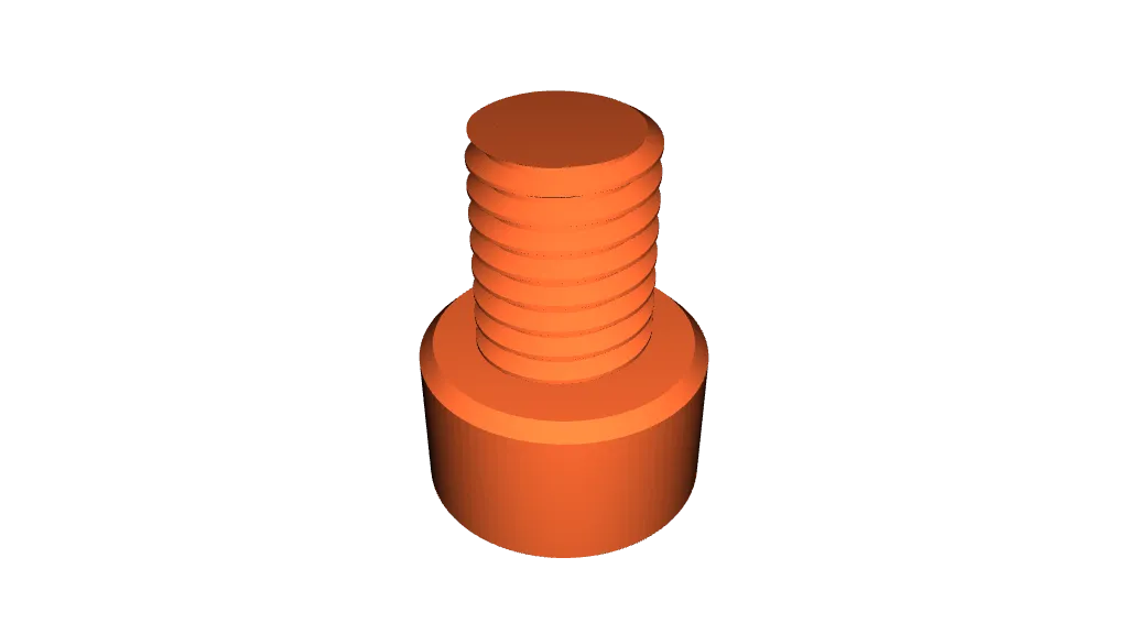 Parametric M8 Socket Head Screw by Chris Erno | Download free STL model | Printables.com