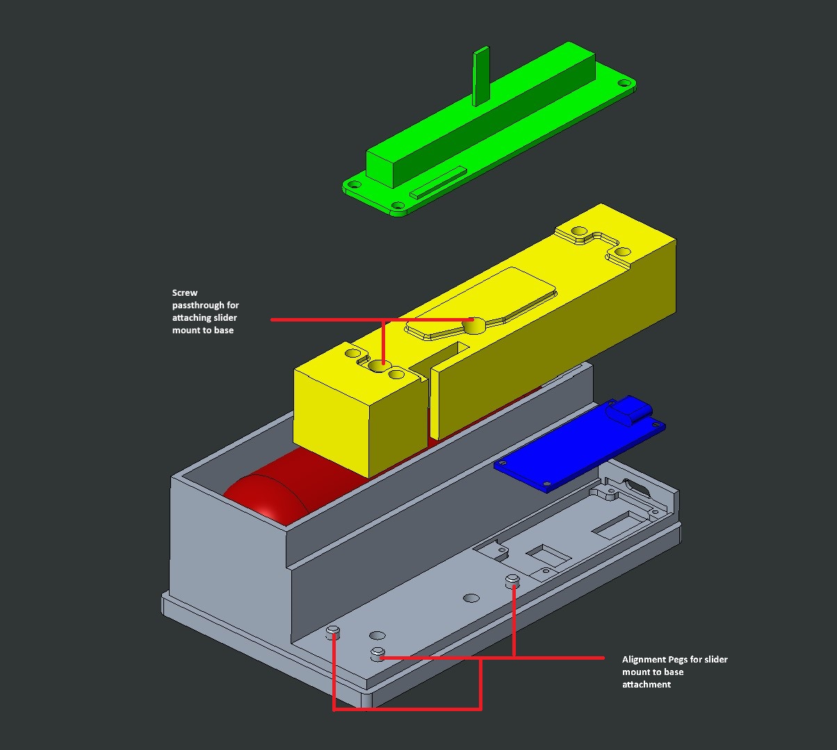 Arduino Nano Weighted Analog Slider Assembly by 3D Nate | Download free ...