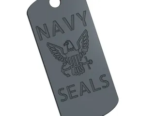 US NAVY SEALs DOG TAG by PrintTex | Download free STL model ...