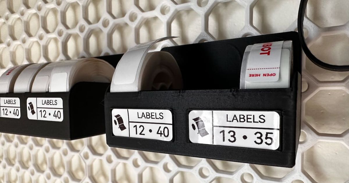 Multiboard Niimbot Label Storage by Pariscope | Download free STL model ...