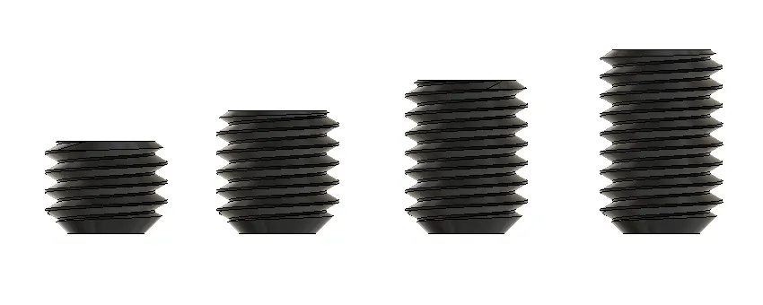 M8 Set Screws Set Of 4 by Chris Erno | Download free STL model ...