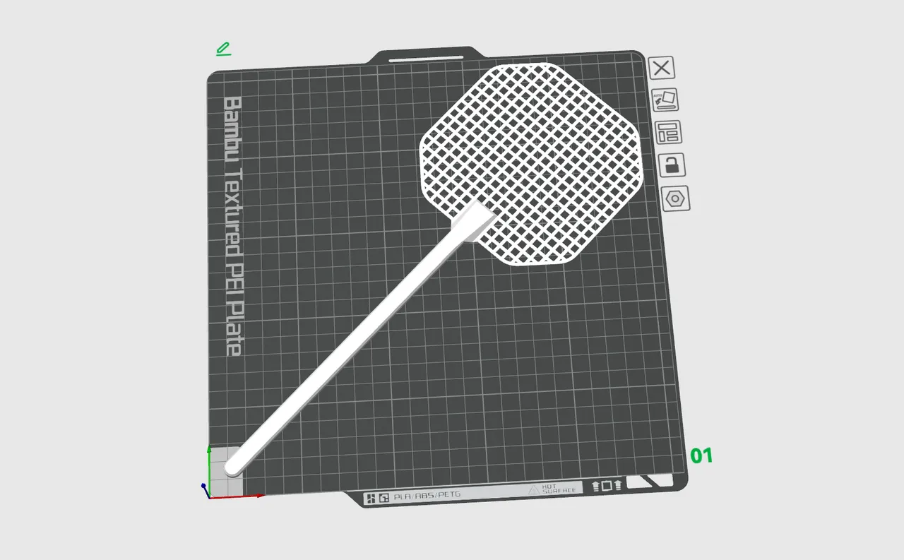 Fly Swatter / Fliegenklatsche by Niklas | Download free STL model ...