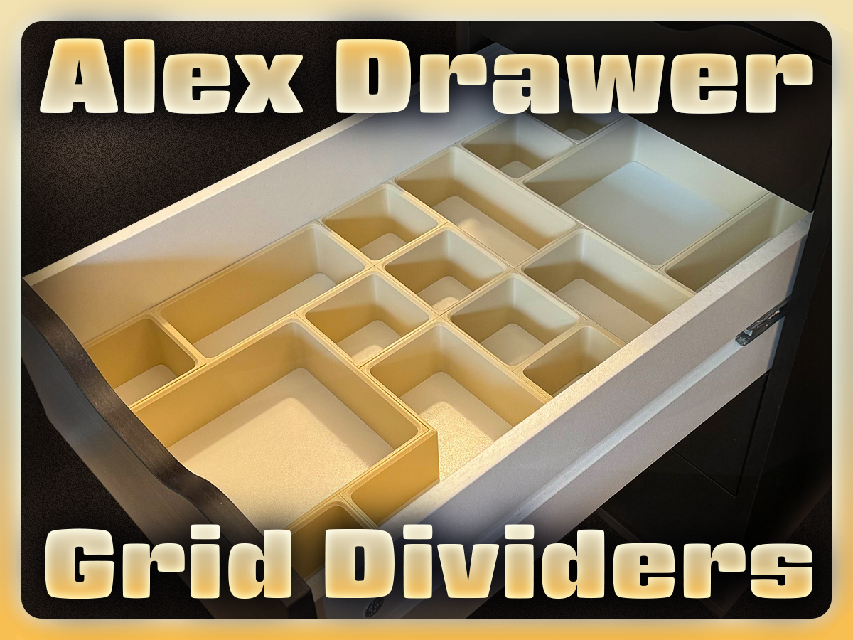 Alex Drawer Grid Dividers by SillyPrints | Download free STL model ...