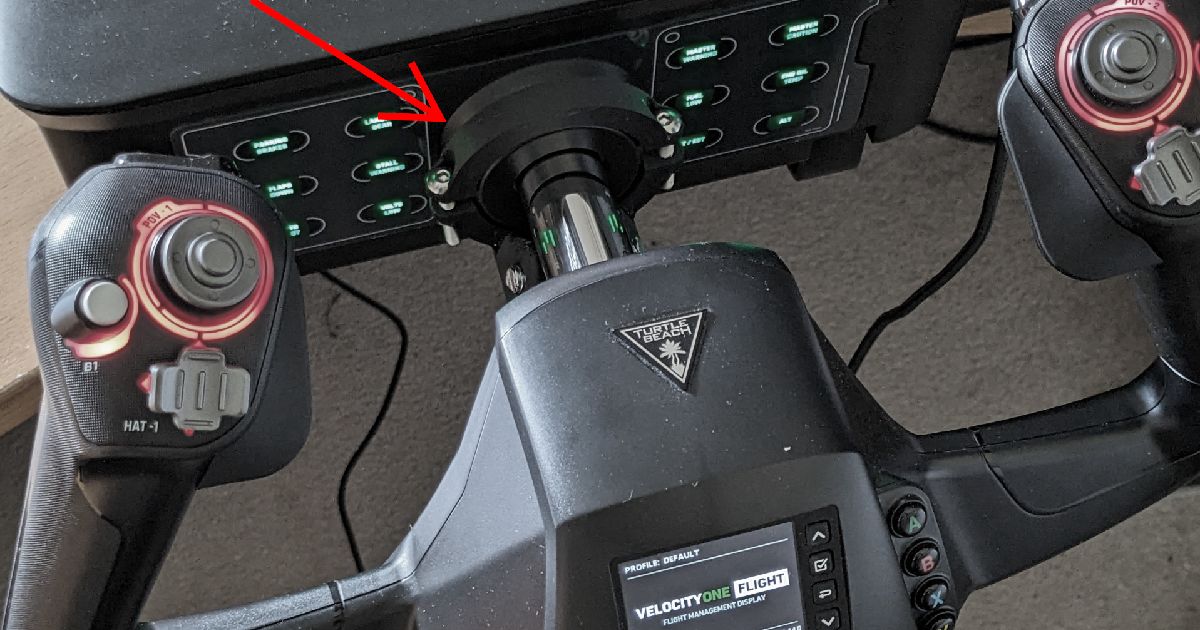 Turtlebeach VelocityOne Yoke - Binding Fix by MakerMeik | Download free ...