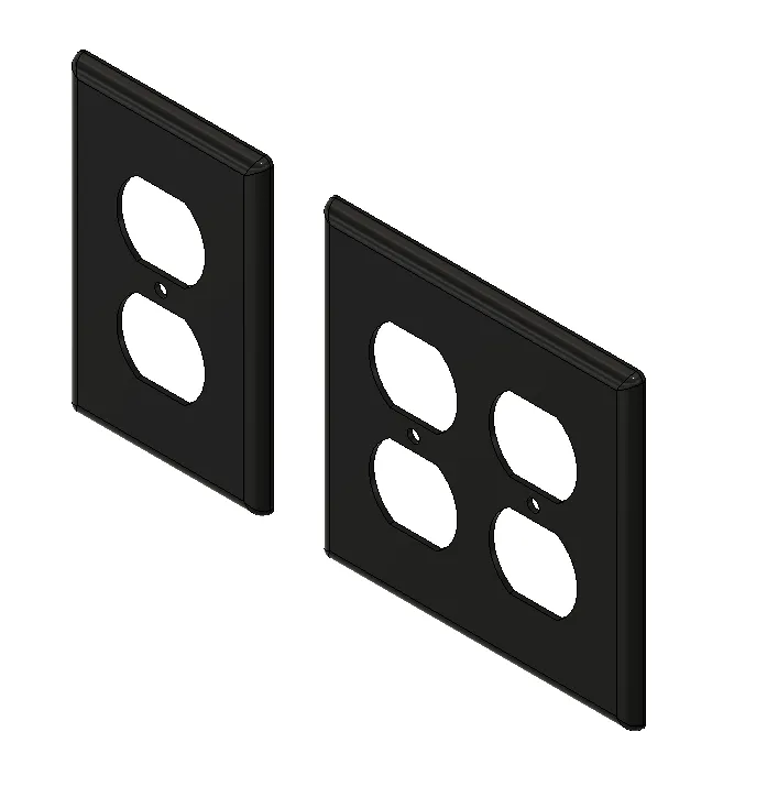 Wall Plate Set by Chris Erno | Download free STL model | Printables.com