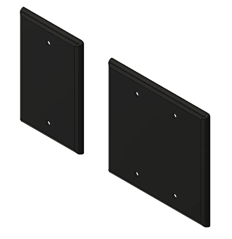 Wall Plate Blank Set by Chris Erno | Download free STL model ...
