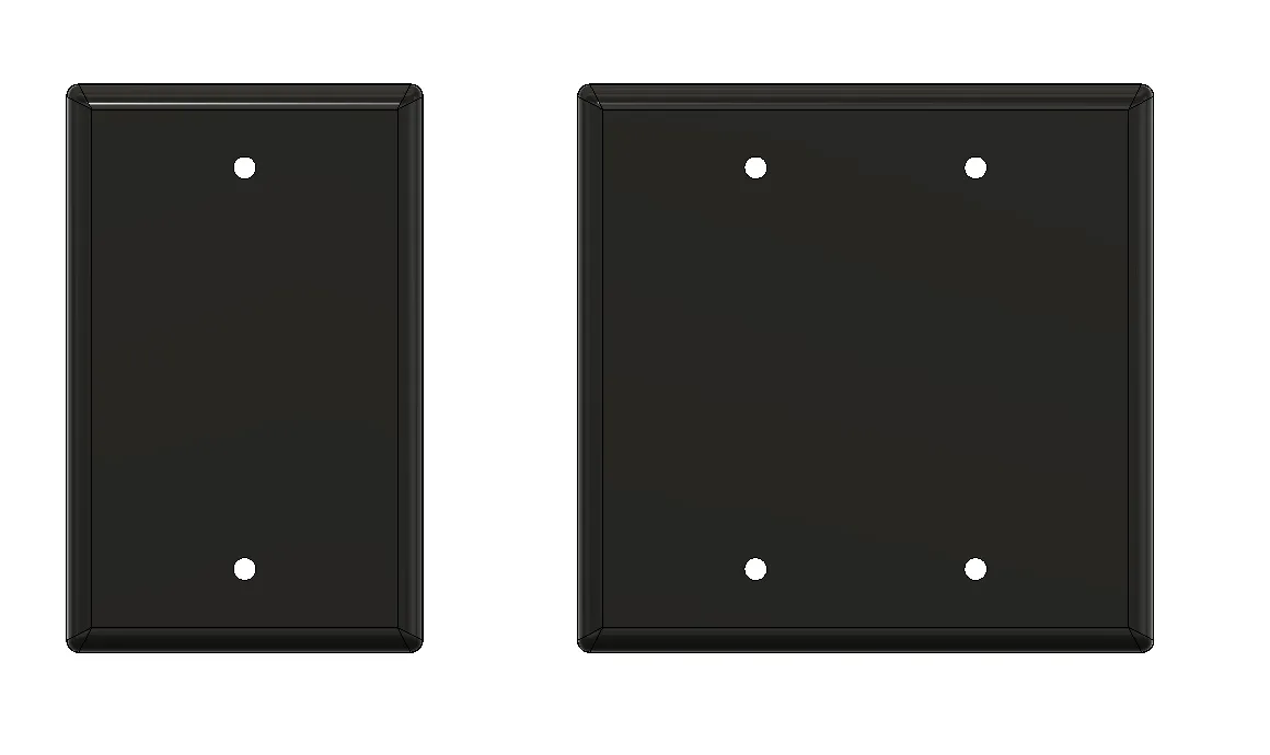Wall Plate Blank Set by Chris Erno | Download free STL model ...