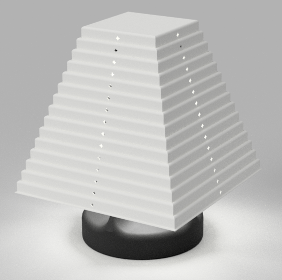 Collapsible bedside lamp by Hacklberger Josef | Download free STL model ...