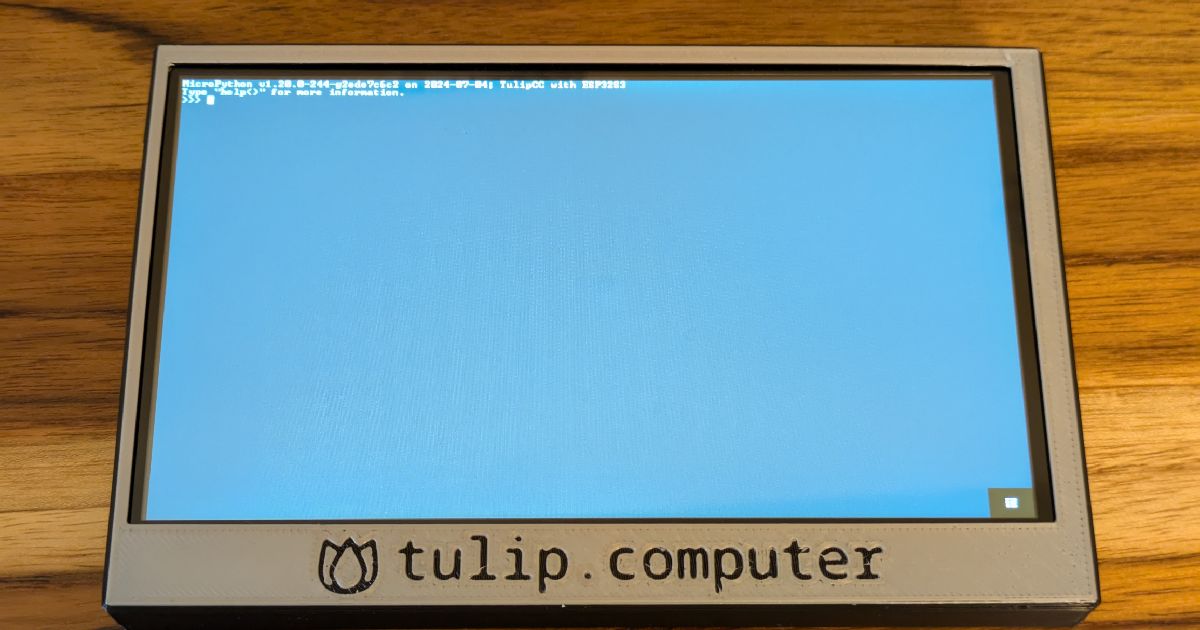 Case for Tulip Creative Computer by mrquackers | Download free STL ...
