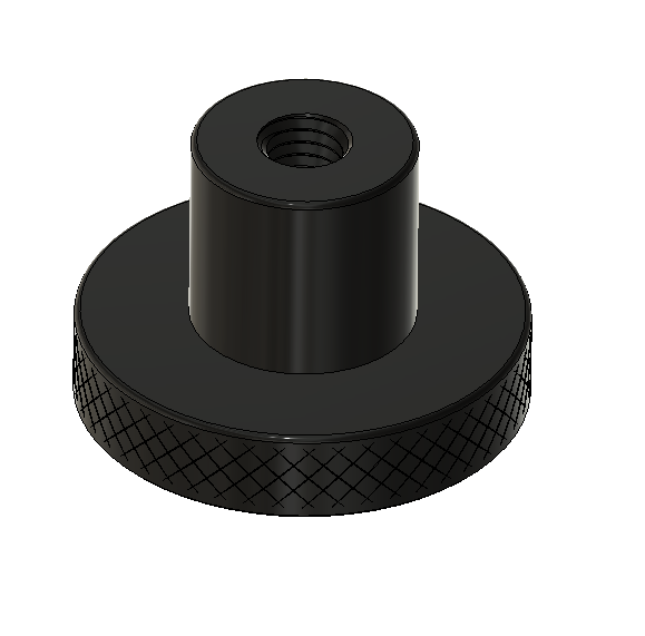 M8 Threaded Knurled Knob by Chris Erno | Download free STL model ...