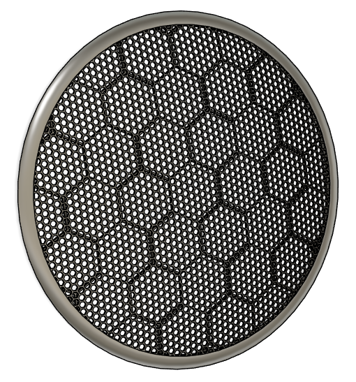 Speaker Cover Grill by AK15 | Download free STL model | Printables.com