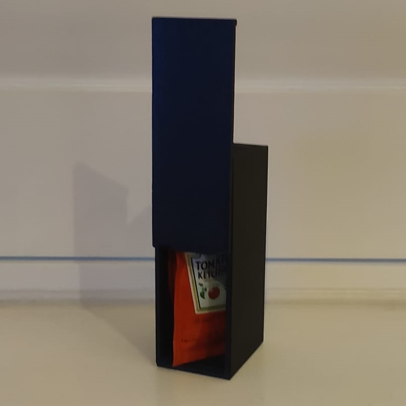Sauce packet Box With lid by CobraCrafts | Download free STL model ...