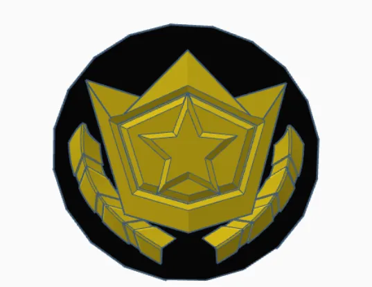 battle pass logo(fortnite) by Flame eye | Download free STL model ...