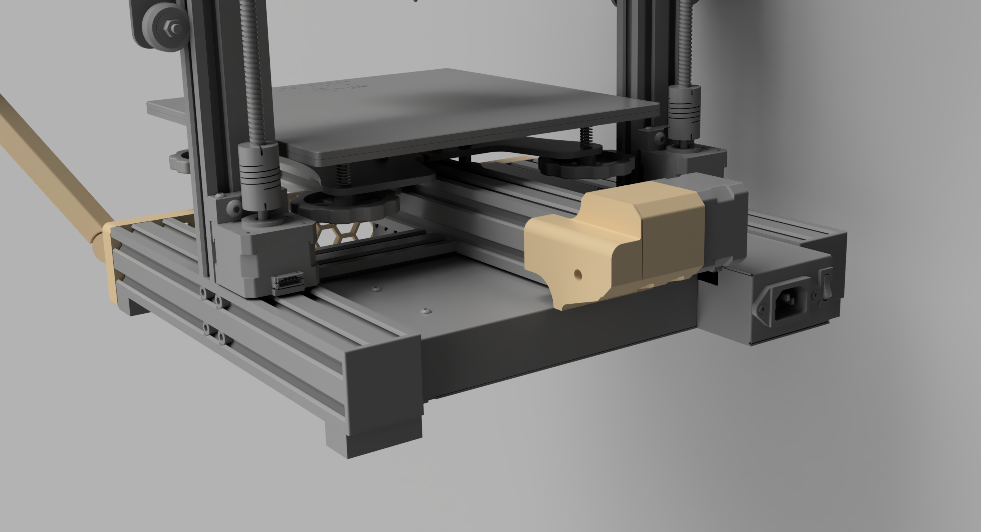 Creality ender 3 V2 Y-stepper mount replacement by Mathijs Van Wijk ...