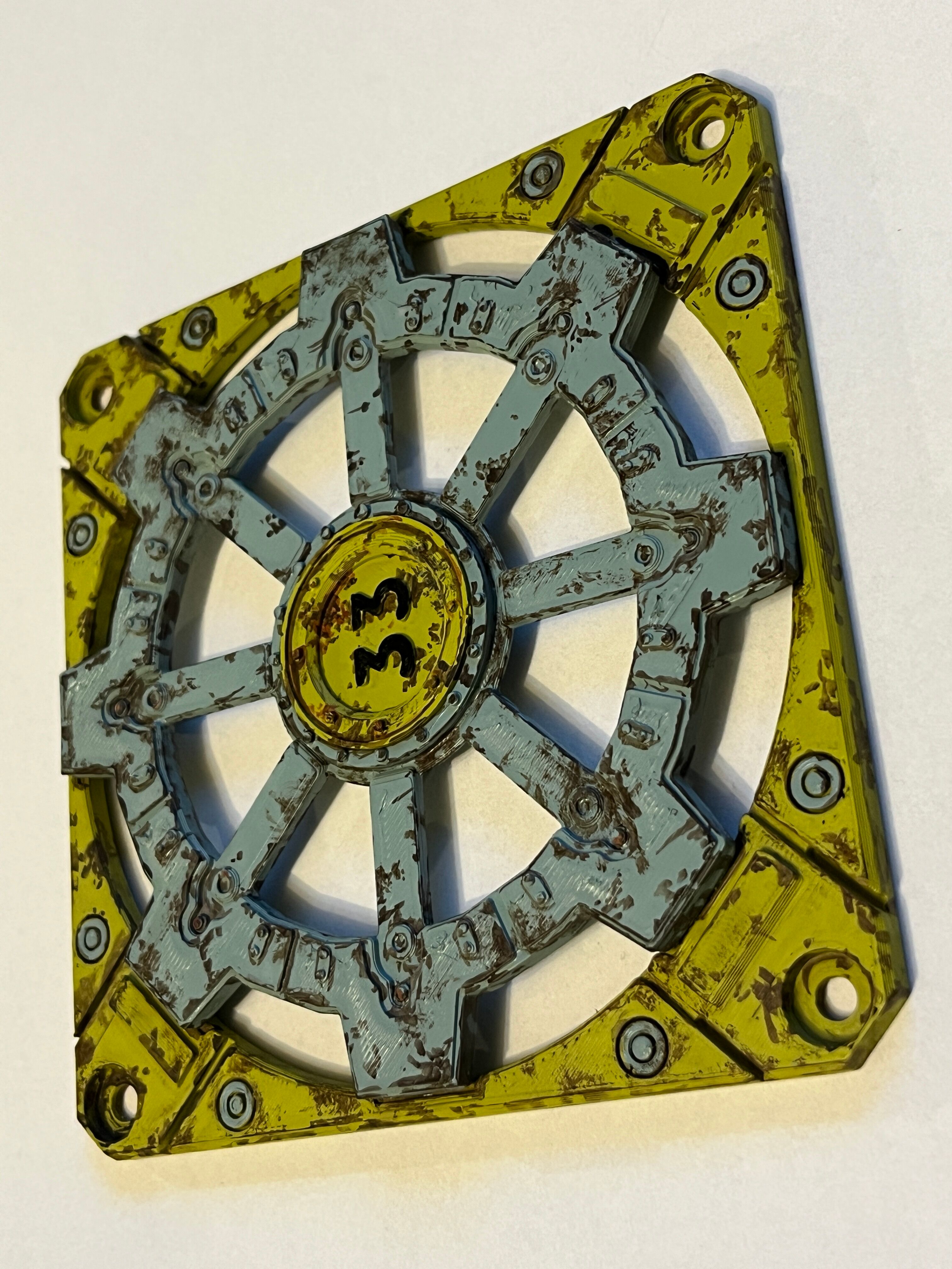 Fallout vault door fan 120mm grille cover por Vger1981 | Descargar ...