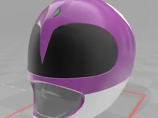 HELMET PINK POWER RANGER by HELMETS CUSTOM 3D | Download free STL model ...