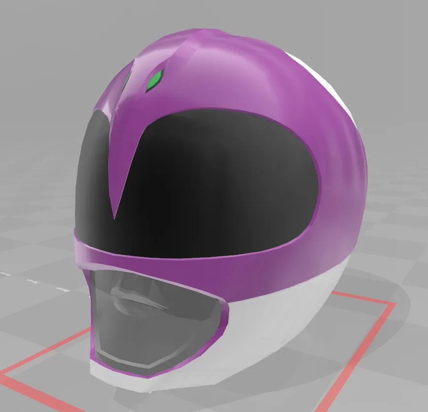 HELMET PINK POWER RANGER by HELMETS CUSTOM 3D | Download free STL model ...