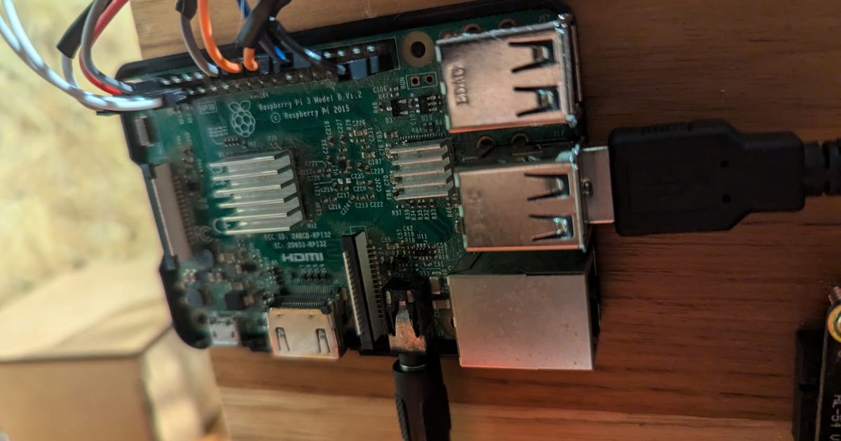 Raspberry Pi (RPI3) Adhesive Wall Mount by Afonso França de Oliveira ...
