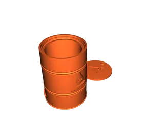 Oil BARREL & CAP by Ifahas | Download free STL model | Printables.com