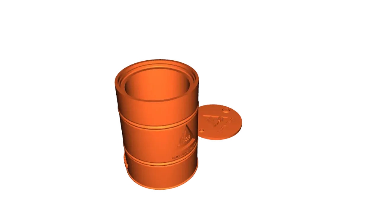Oil BARREL & CAP by Ifahas | Download free STL model | Printables.com